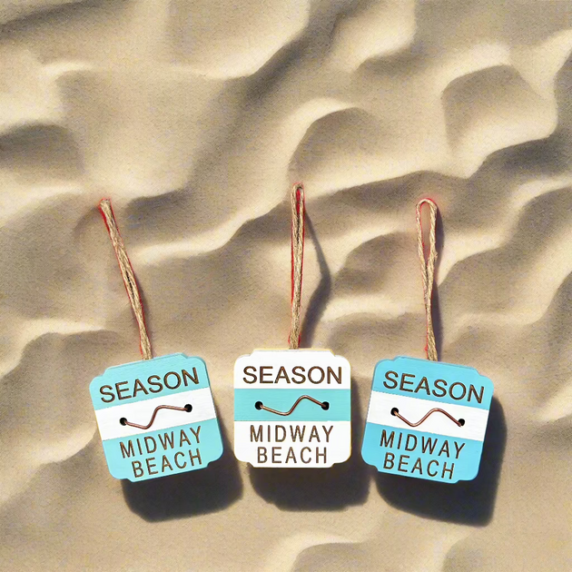 Beach Badge/Tag Ornaments – Shore And More