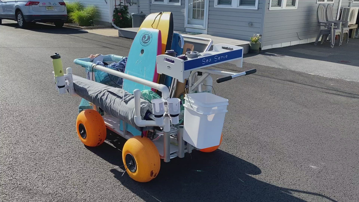Beach Cart - Angler's Fish n' Mate Fishing Cart Jr. with Poly Wheels ...