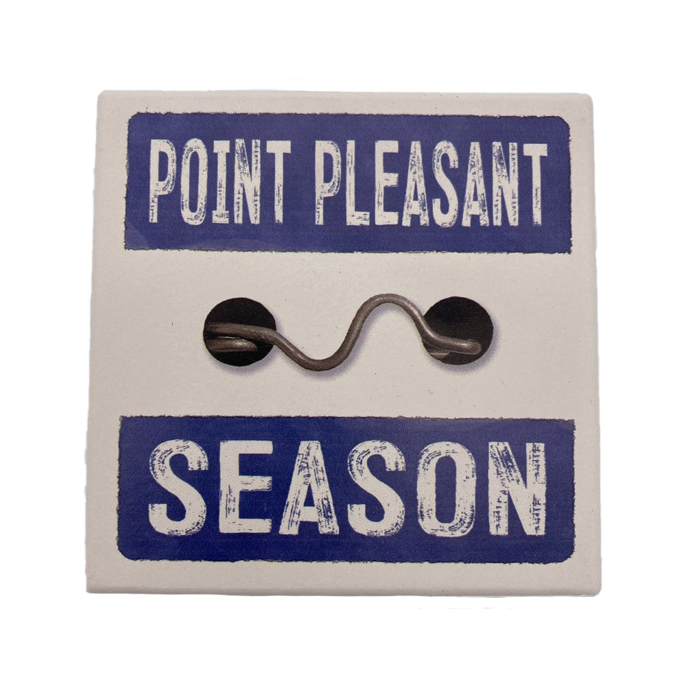 Beach Badge Coaster - Point Pleasant – Shore And More