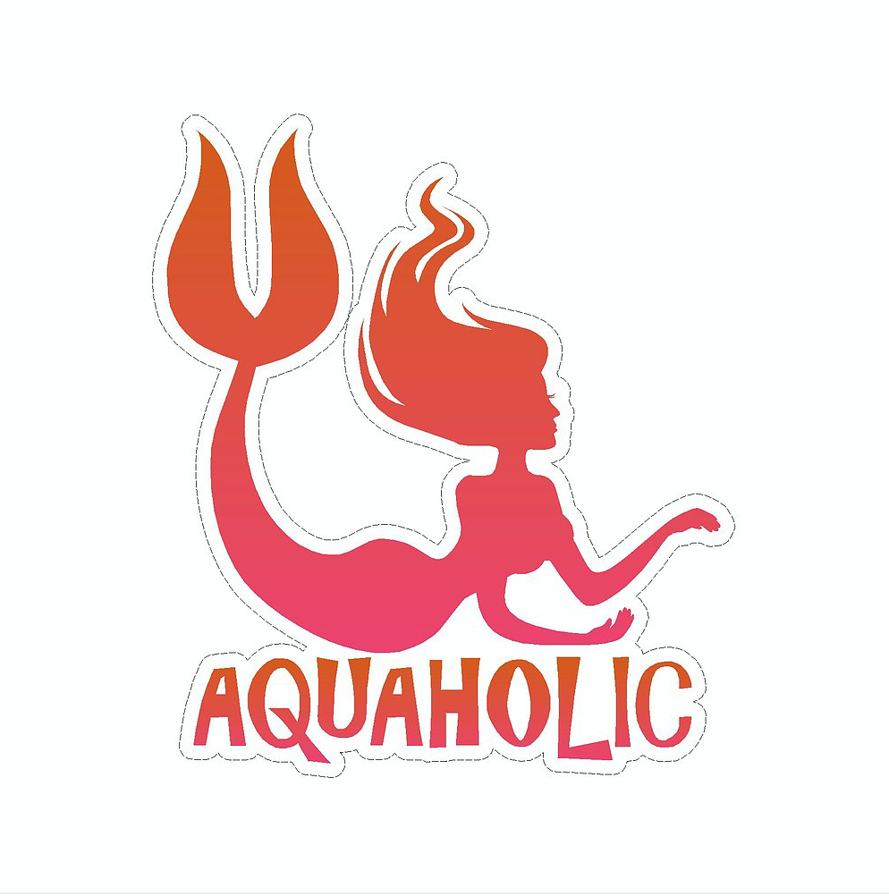 Sticker - Aquaholic – Shore And More