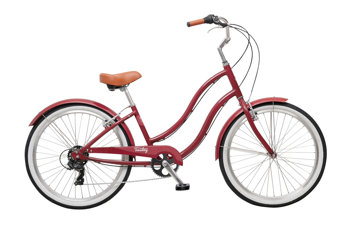 Beach Cruiser - Tuesday Cycles August 7 Speed - Aluminum Step-Thru ...
