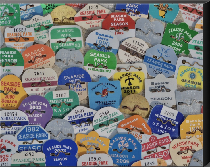 Seaside Park Beach Badges 11"x14" Photo on Canvas – Shore And More